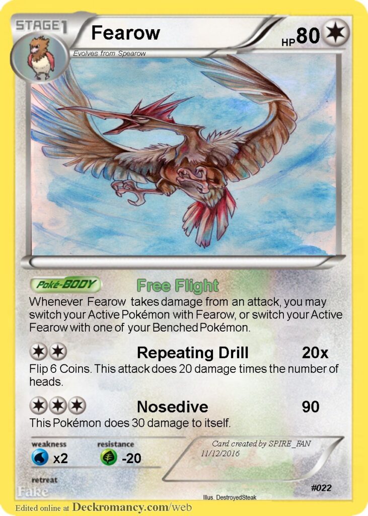 Fearow – Pokémon TCG Highlander - The Eagle's Perch