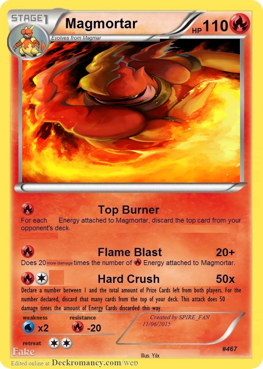 Magmortar- Pokémon TCG Highlander - The Eagle's Perch