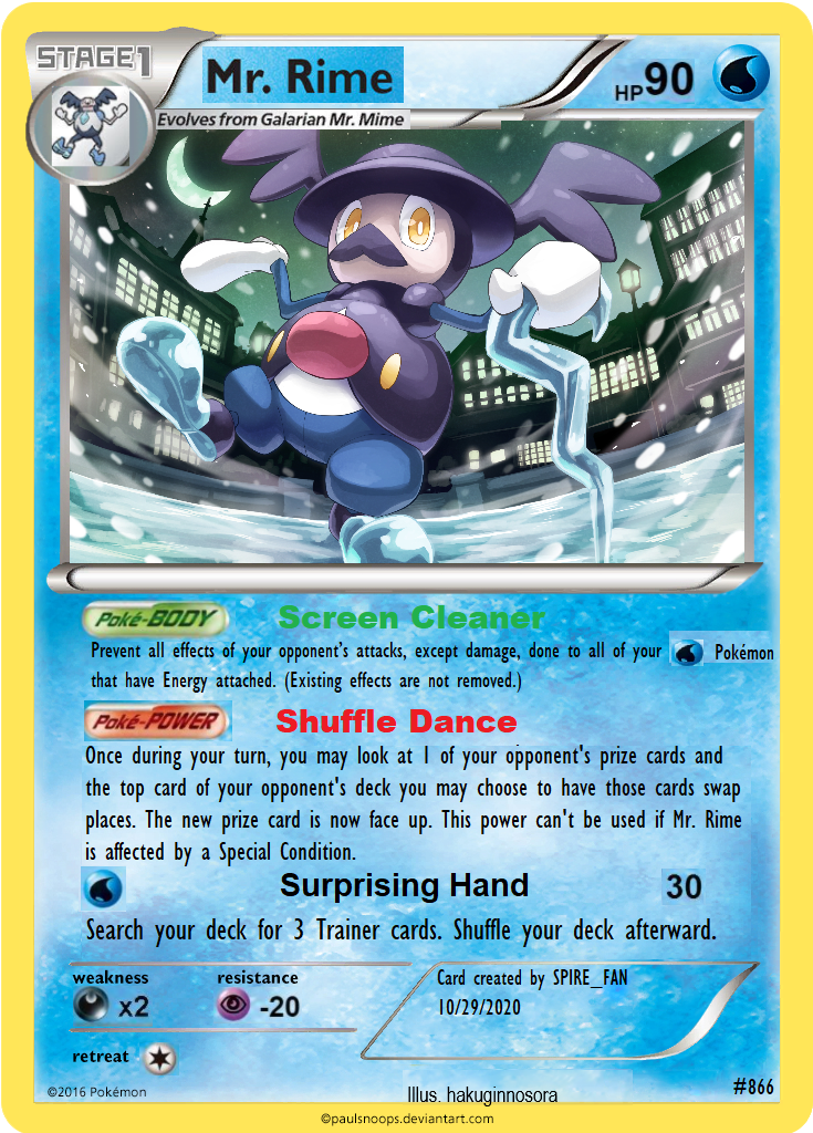 Mr. Rime – Pokémon TCG Highlander - The Eagle's Perch
