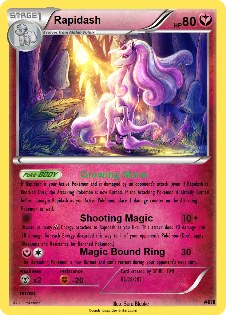 Rapidash – Pokémon TCG Highlander - The Eagle's Perch
